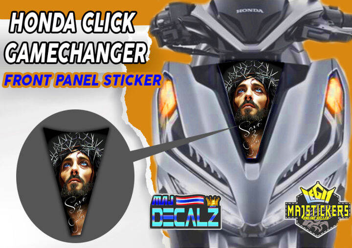 Honda Click v2 Front Panel Sticker Laminated Wateproof | Lazada PH