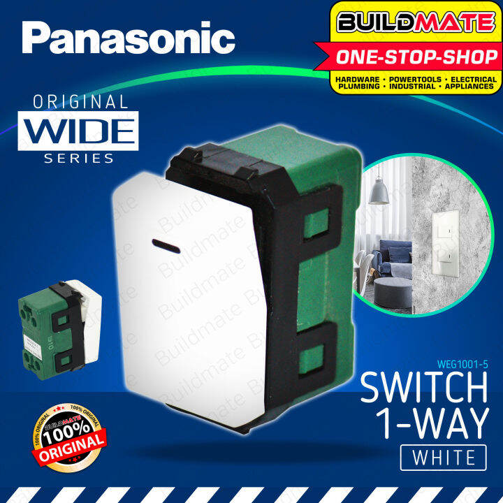PANASONIC Original Wide Series 1 Way Switch WEG5001K-5 •BUILDMATE ...