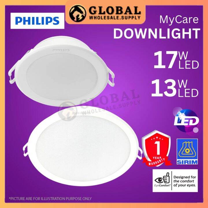[SIRIM] PHILIPS MESON LED DOWNLIGHT 13W / 17W Recessed Downlight LED ...