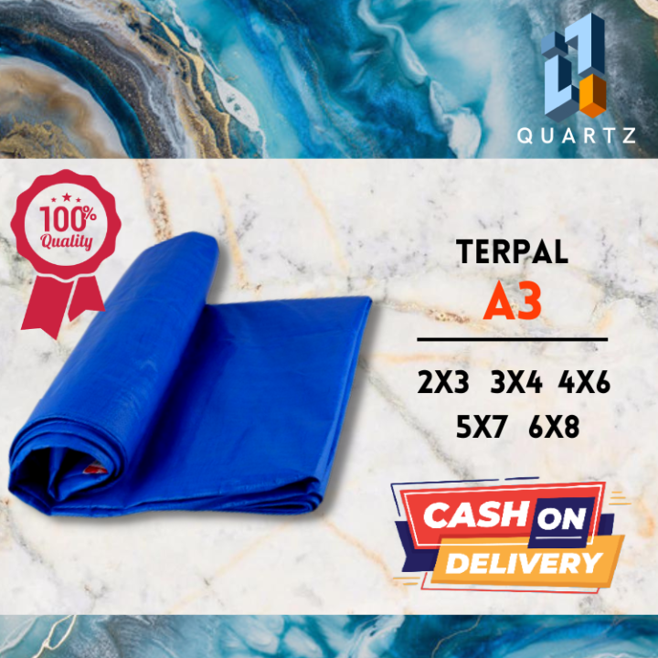 TERPAL A3 PLASTIK KUALITAS PREMIUM UKURAN 2X3 - 3X4 - 4X6 - 5X7 -6X8 ...