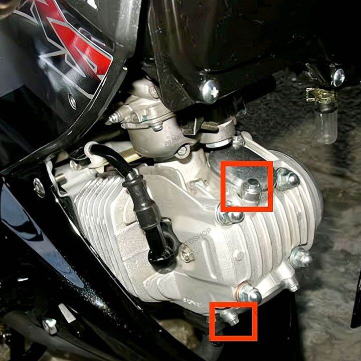 HENG Gold & White Bolts for Cylinder Head Tappet Cover - Honda XRM 125 ...