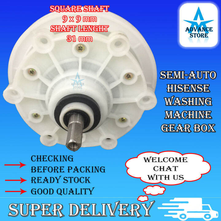 Semi-Auto Gear Box HISENSE Washing Machine Gear Box Square Stick (9x9mm ...