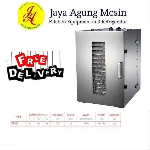 GETRA ST-02 FOOD DEHYDRATOR / MESIN PENGURANG KADAR AIR PADA MAKANAN ...