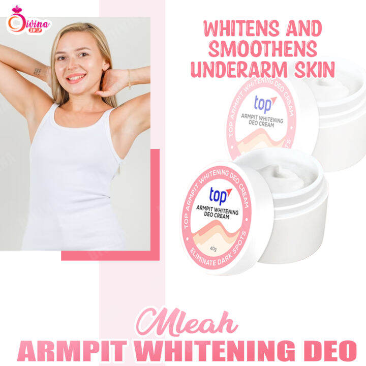 Mleah TOP Armpit Whitening Deo Cream 40g 3 in 1 Whitening Cream, Anti ...