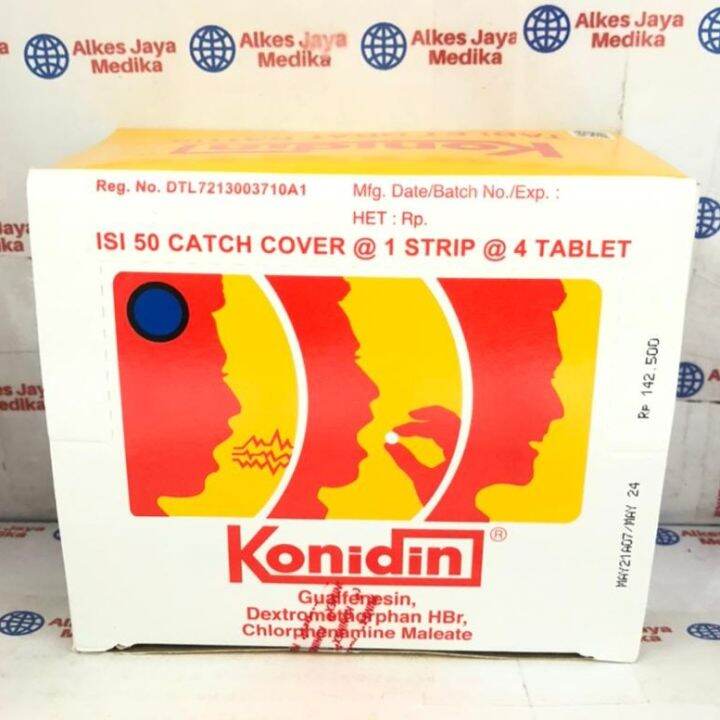 Konidin Box Isi 50 Strip 4 Tablet - Obat Batuk Pilek | Lazada Indonesia