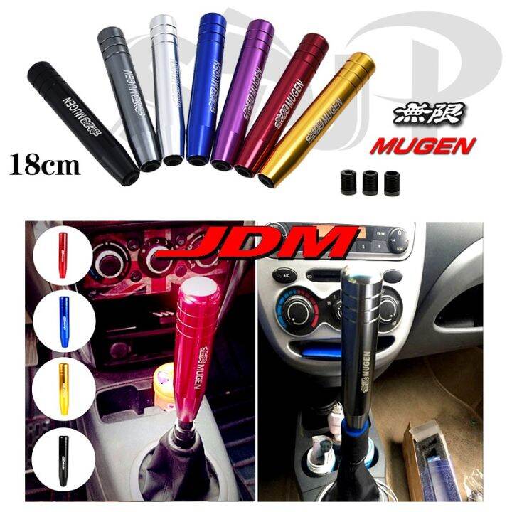 （xps）Universal JDM 18cm Length Aluminum Gear Shift Knob Racing Car ...