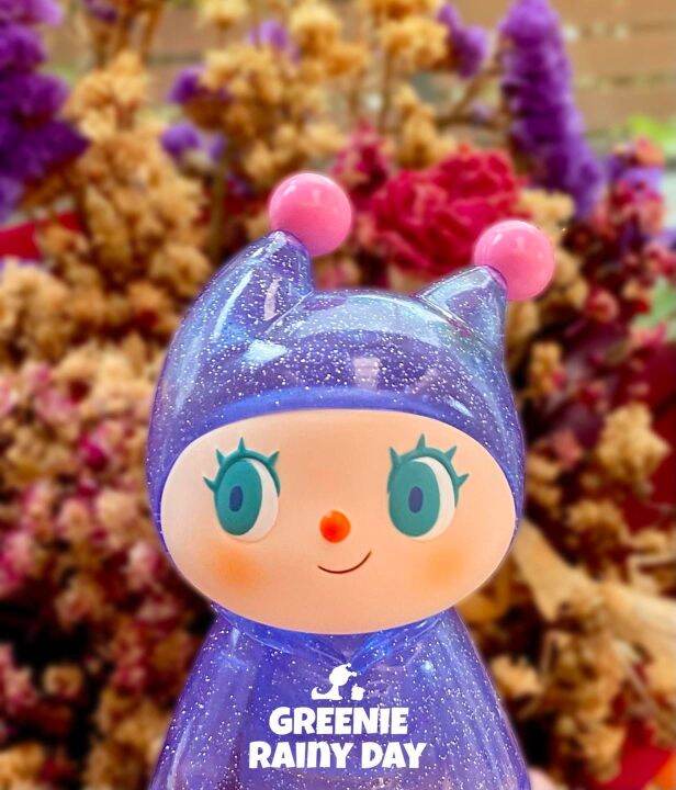 🔥พร้อมส่ง🔥 ☔️🌸 RAINY DAY GREENIE PURPLE Ver.☔️🌸ของสะสมหายาก🌸🌸 ของใหม่ ...