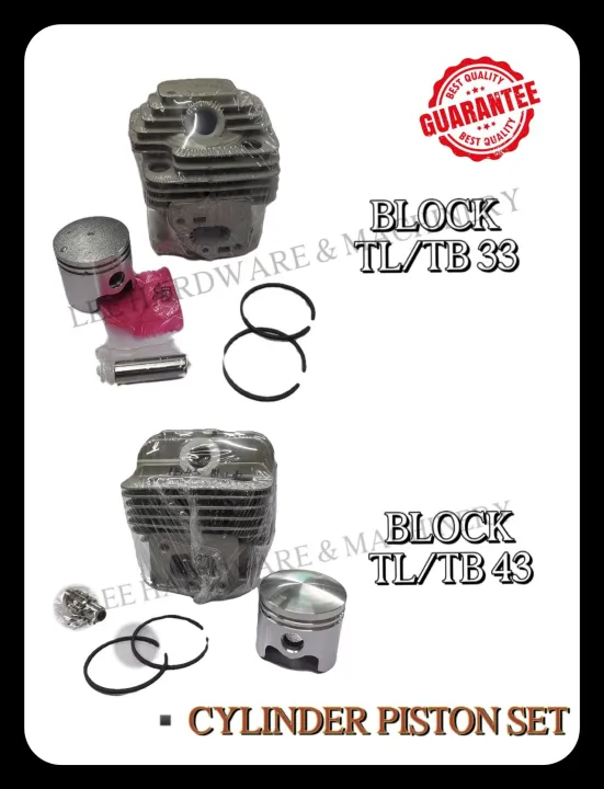 【NEW ARRIVAL】BLOCK MESIN RUMPUT TB/TL 33 -- TB/TL43 Heavy Duty Cylinder Piston | Lazada