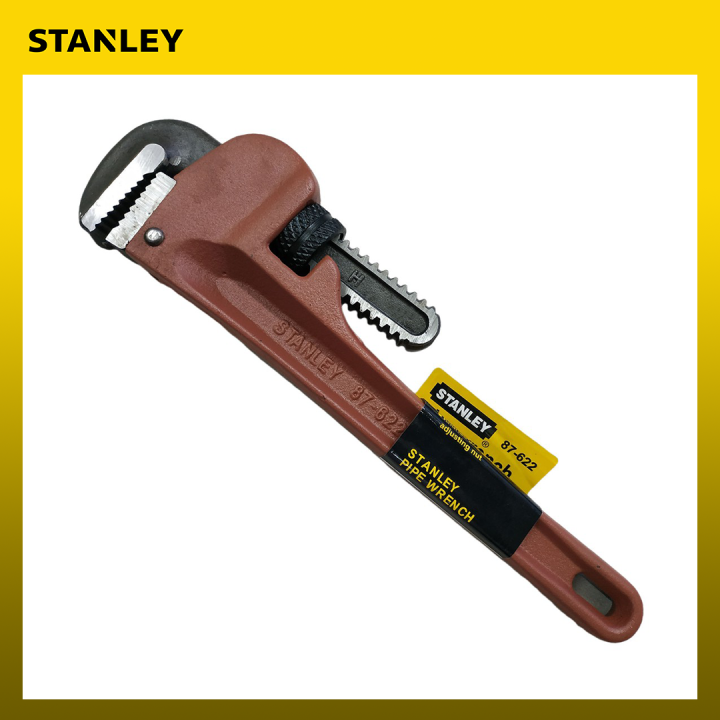 Stanley Heavy Duty Cast Iron Pipes Wrench (6", 8", 10", 12", 14", 18") | Lazada PH