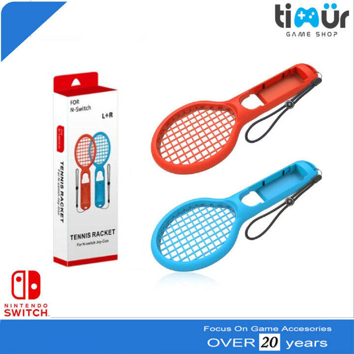 Tennis Racket Controller Grip JoyCon Joy-Con Nintendo Switch OLED ...