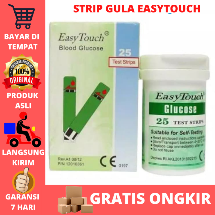 Easy touch Easytouch cek gula darah 3 in 1/strip gula darah easy touch ...