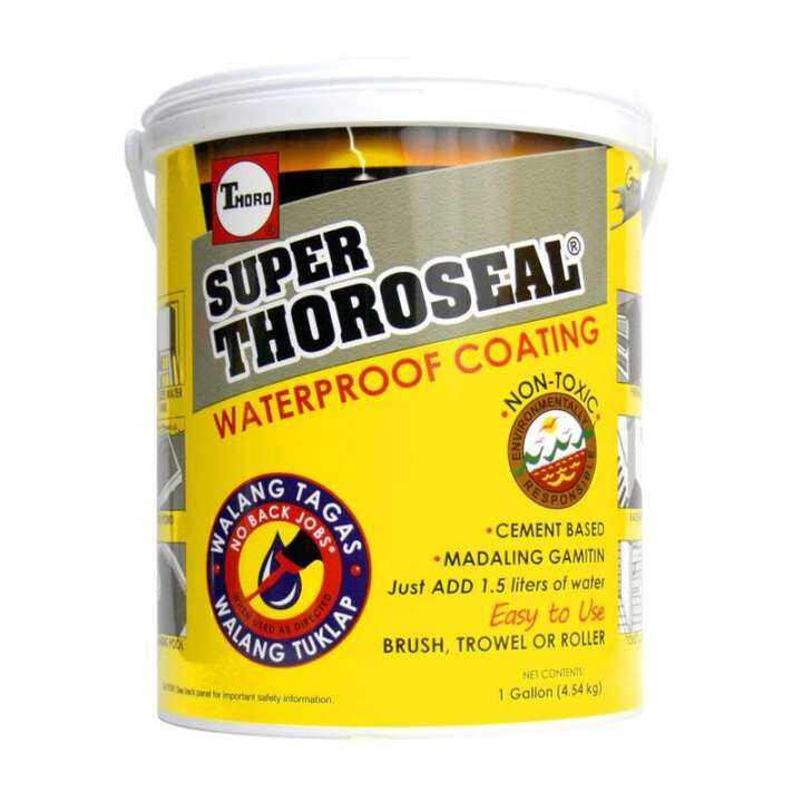 Super Thoroseal Waterproof Coating Gray (1 Gallon) | Lazada PH