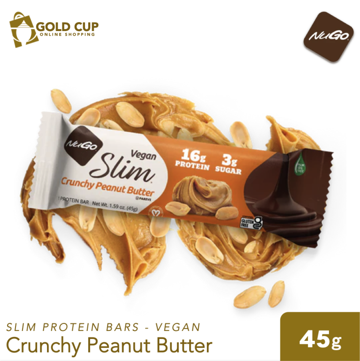 Nugo Slim Crunchy Peanut Butter Protein Bar 45g | Lazada PH