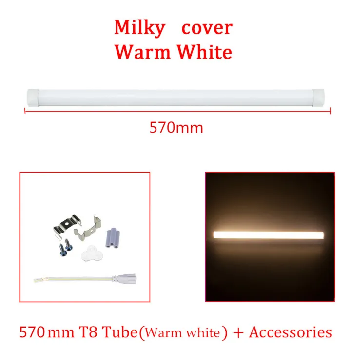 2000LM Super Bright V-Shape Led Fluorescent Lamp 2ft Tube T8 Lampada ...