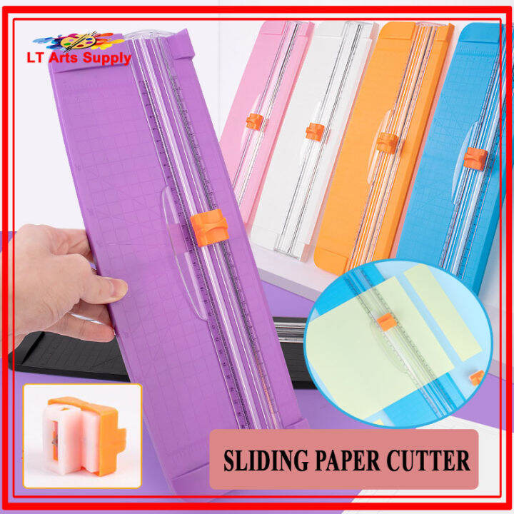 Plastic Sliding Paper Cutter A4 hidden blade safety knife head | Lazada PH