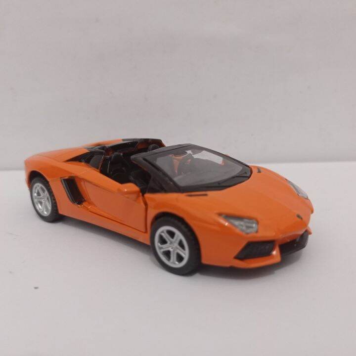 Diecast Lamborghini Aventador Roadster Apolo 1:43 mobil mainan murah ...