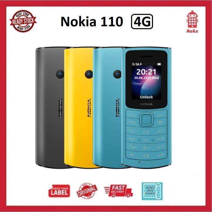 Nokia 110 4G with Volte HD Calls, Up to 32GB External Memory, FM Radio (Wired & Wireless Dual ...