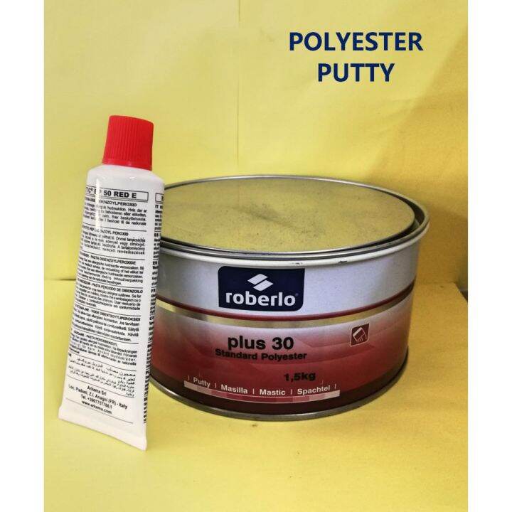 ROBERLO PLUS 30 POLYESTER PUTTY/BODYFILLER 1.5KG | Lazada
