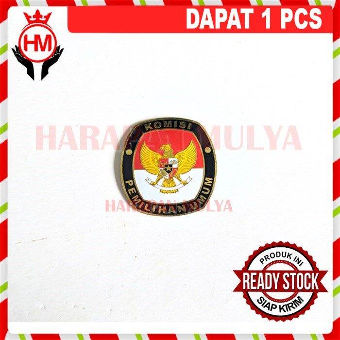 Pin Logo KPU Garuda Lencana Komisi Pemilihan Umum Murah - Harapan Mulya ...