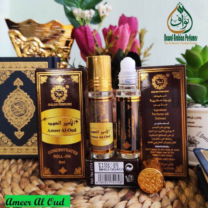 Parfum Arab Ameer Al Oud Roll on 6ml Non Alkohol Original by Ahlan ...