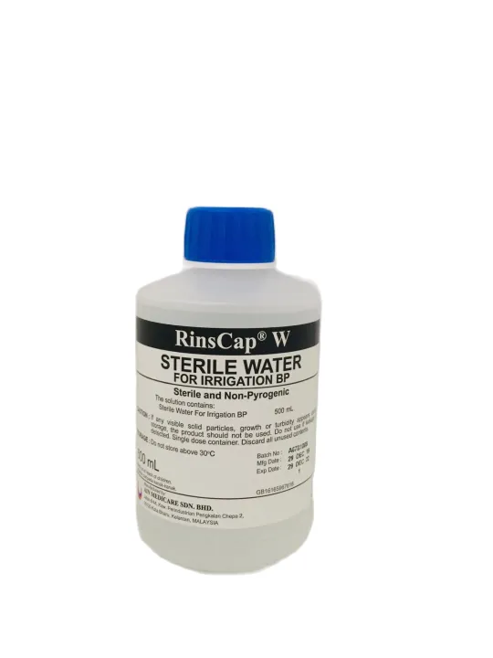 Rinscap Sterile Water For Irrigation 500ml | Lazada