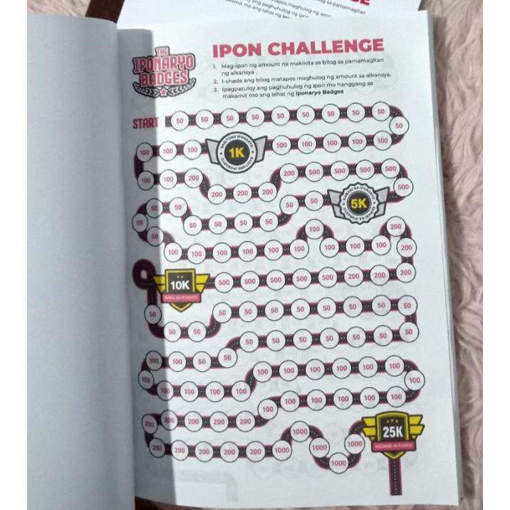 Ipon Challenge Book (100k savings per set) | Lazada PH