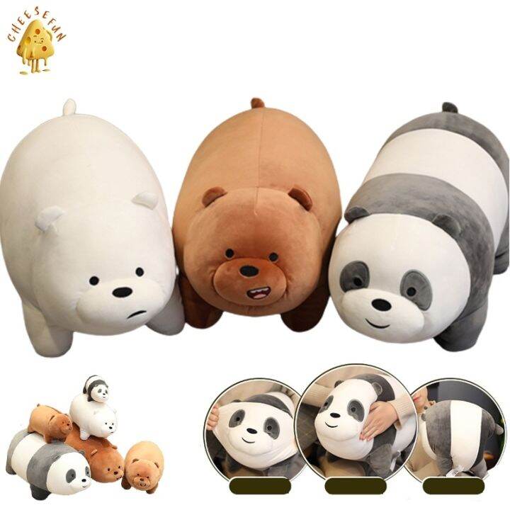 CHEESEFUN We Bare Bears Stuffed Toy Doll Standing Plush Toy 28cm ...
