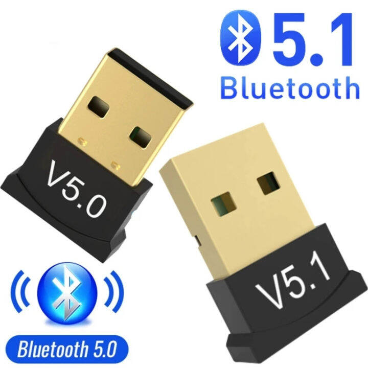 Bluetooth Adapter USB 5.0/5.1 Wireless Computer Adapter Audio Receiver ...