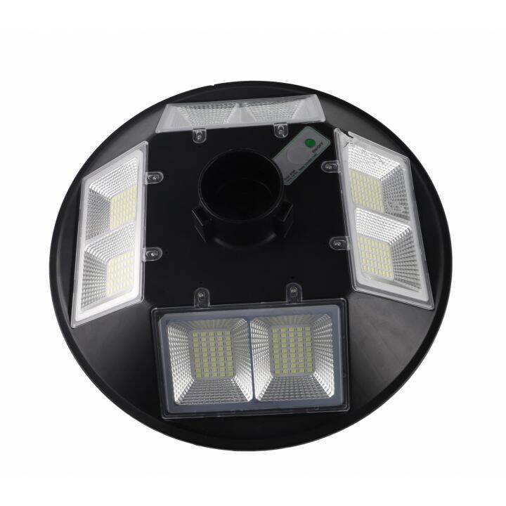 EILON โคมไฟสนาม UFO โซลาร์เซลล์ พร้อมรีโมท 200W รุ่น ETYD-200W-0065 แสงเดย์ไลท์ สีดำ (เฉพาะตัว ...
