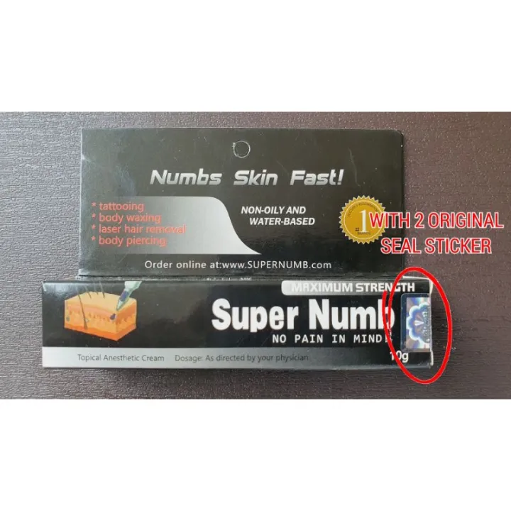 SUPER NUMB TOPICAL ANESTHESIA FAST SHIP OUT | Lazada PH