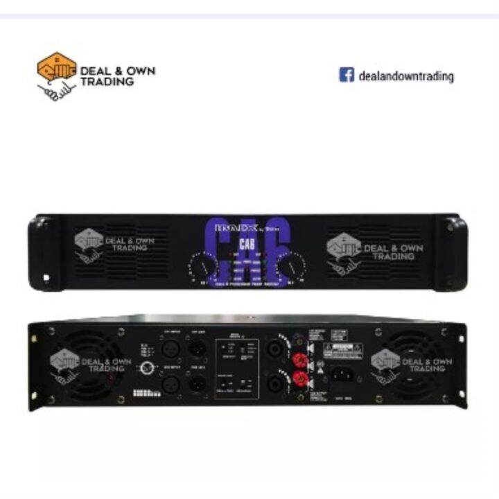 IMIX Trident CA-6 Powered Amplifier 600W 2 channel | Lazada PH