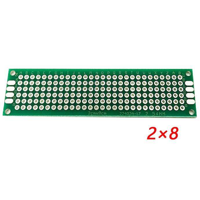 5pcs 2x8cm 20x80mm Double Side Prototype PCB Universal Printed Circuit ...