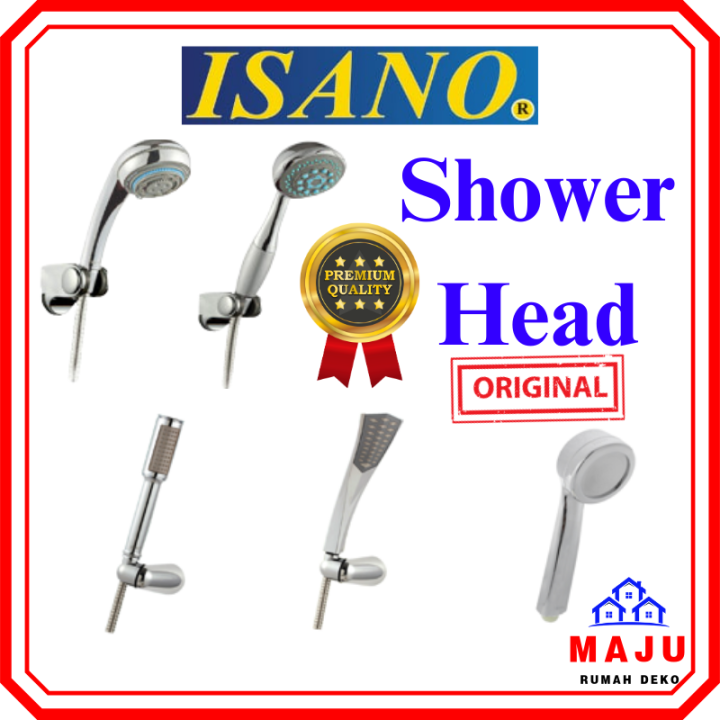 MAJU ISANO Shower Head Set Bathroom Toilet Rainfall Pancuran Mandian ...