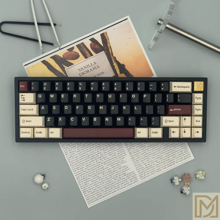 GMK Rome Keycap PBT Double Shot Cherry Black Gladiator Keycaps Fit All ...