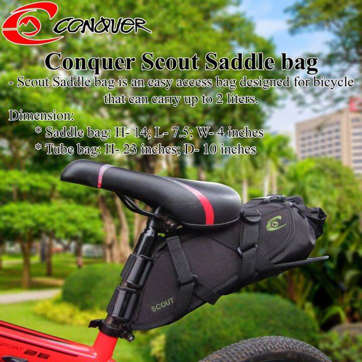 Conquer Scout Saddle bag | Lazada PH