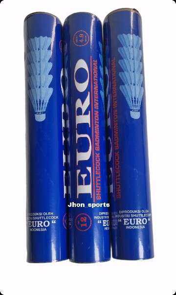 SHUTTLECOCK BADMINTON EURO BIRU STANDART PBSI DAN ORIGINAL | Lazada ...