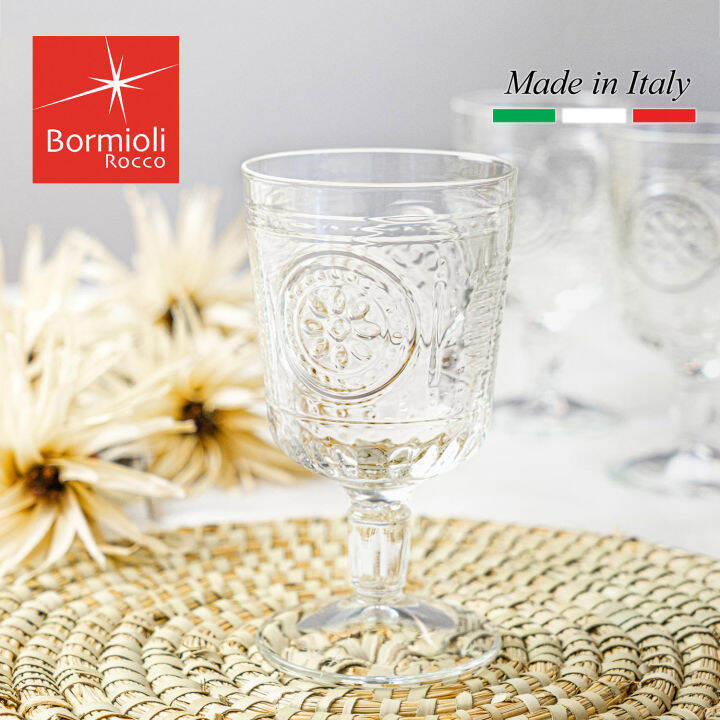 Bormioli Rocco 320 ml Romantic 6pcs Glass Stemware Set YBOR655 | Lazada PH