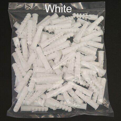 250pcs Plastic Expansion Pipe M10*50mm Rubber Plug Plastic Pipe Column ...