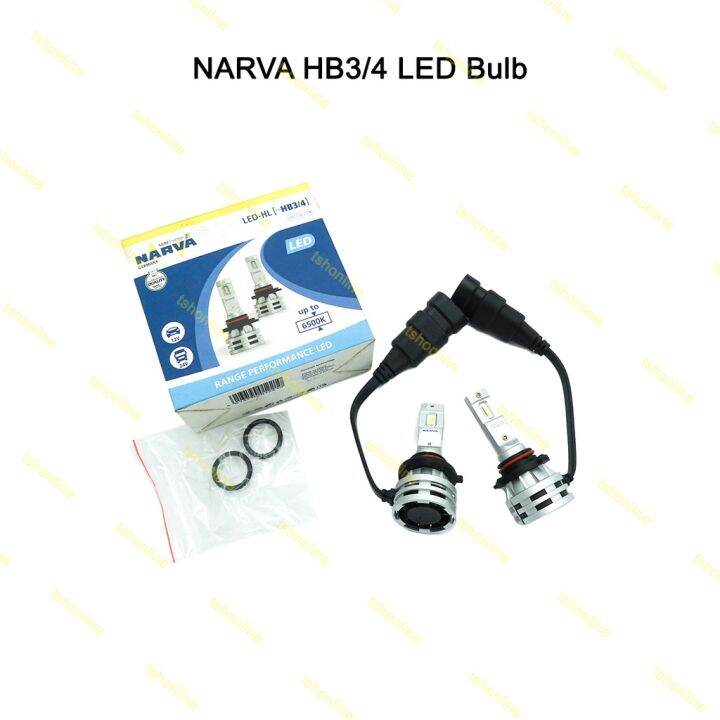 Narva Range Performance LED 12V 24V 6500K HB3/4 Car Headlight Bulb | Lazada