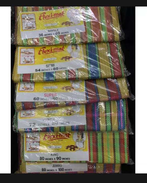 Fleximat Banig Original Makapal Matibay Plastic Bed Mat Beach Mat ...