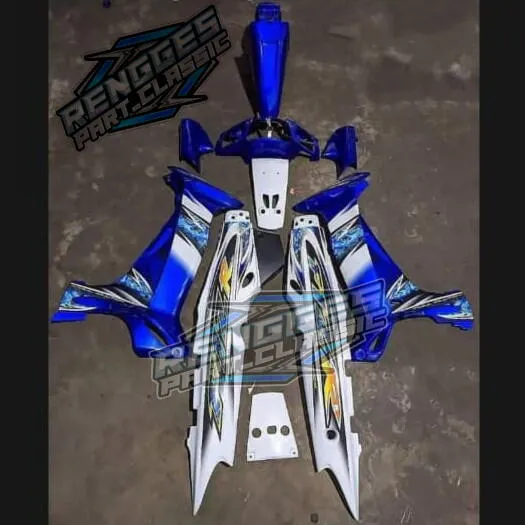 COVER BODY FIZ R FULLSET BOX FIZR FULL SET BIRU PUTIH 2005 | Lazada ...