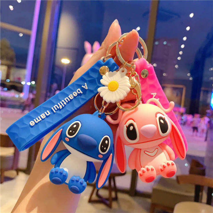 STITCH KEYCHAIN FOR STITCH LOVERS BLUE AND PINK | Lazada PH