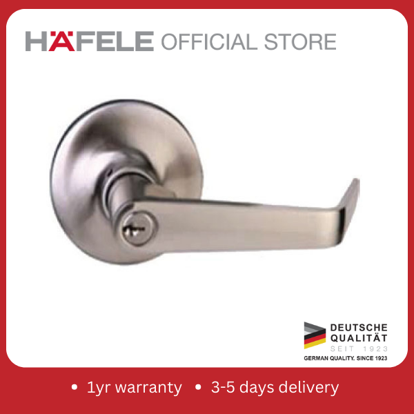 Hafele Tubular Lever Lockset Entrance Antique Brass Lazada Ph