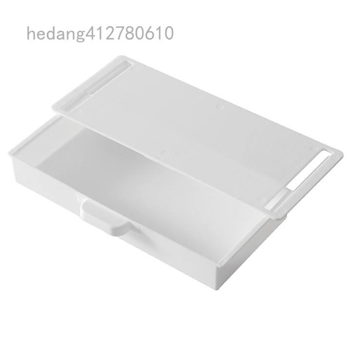 Desk Under Table Storage Boxes Hidden Drawer Organizer Desk Drawer ...