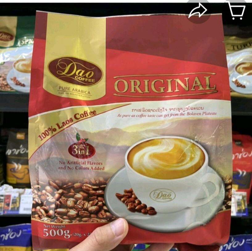 ดาวคอฟฟี่ Dao Coffee 3In1 แพ็ค 25ซอง - Puket Stores