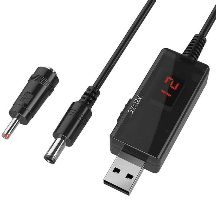 UNI.B.W USB to 9V,5V to 12V Step Up,USB Cable DC 5V Boost to 9V 12V ...