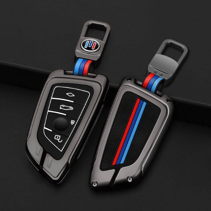 {MONSTER Keychain} โลหะรถ Remote Key กรณี Shell Fob สำหรับ BMW X1 X3 X5 ...