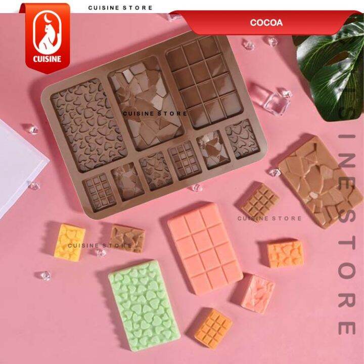 Cetakan Coklat Batang Batangan CHOCO BAR WAFER Blok COCOA Silikon ...