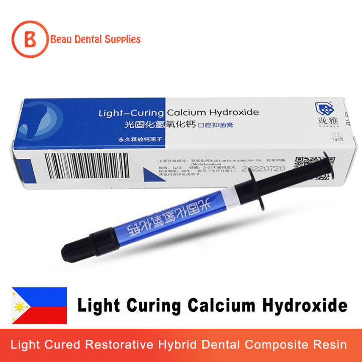 Dental Materials Light Curing Calcium Hydroxide For Inflammation Cavity ...