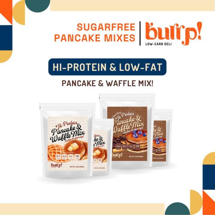 Hot Burrp High Protein Pancake Mix Sugarfree Low Carb Keto Low Calorie ...